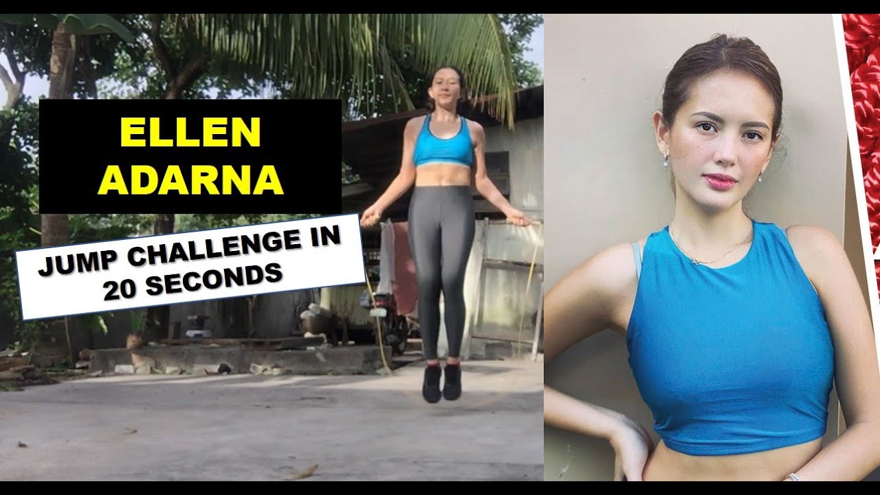 ELLEN ADARNA JUMPING ROPE CHALLENGE - YouTube