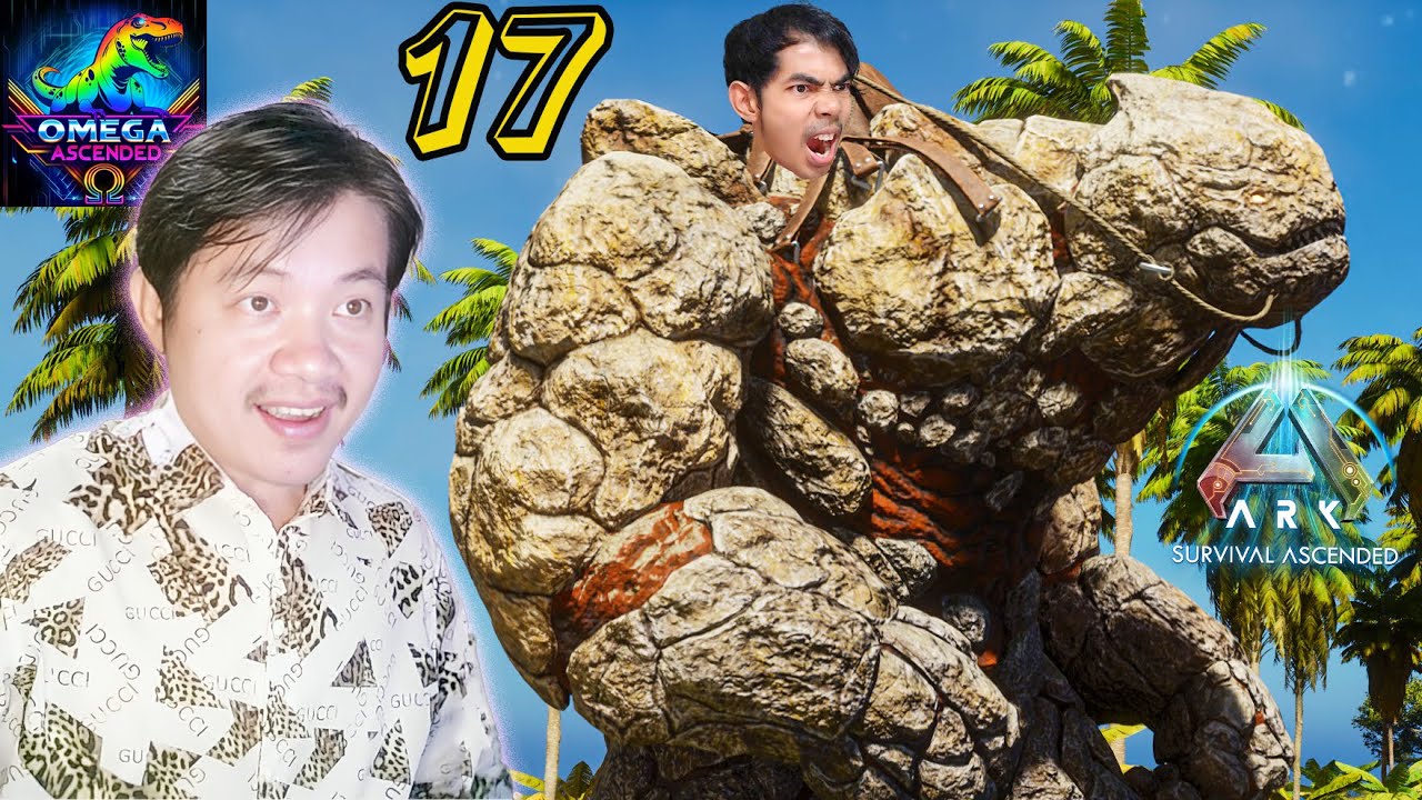 កំពូលអ្នកខ្លាំងដើរធ្លាក់ជ្រោះងាប់បាត់🤣🤣🤣Apex Rock Elemental ARK OMEGA ...