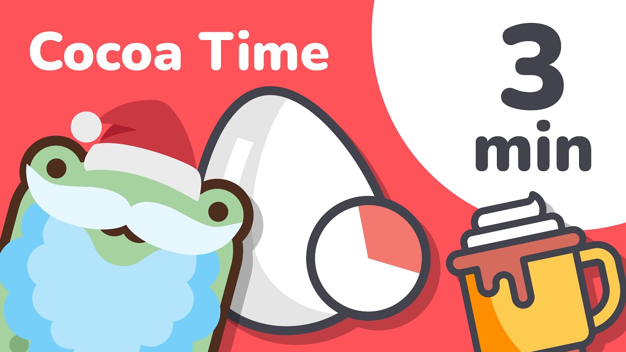 3 Minute Hot Cocoa Timer (Cool Down Countdown) - YouTube