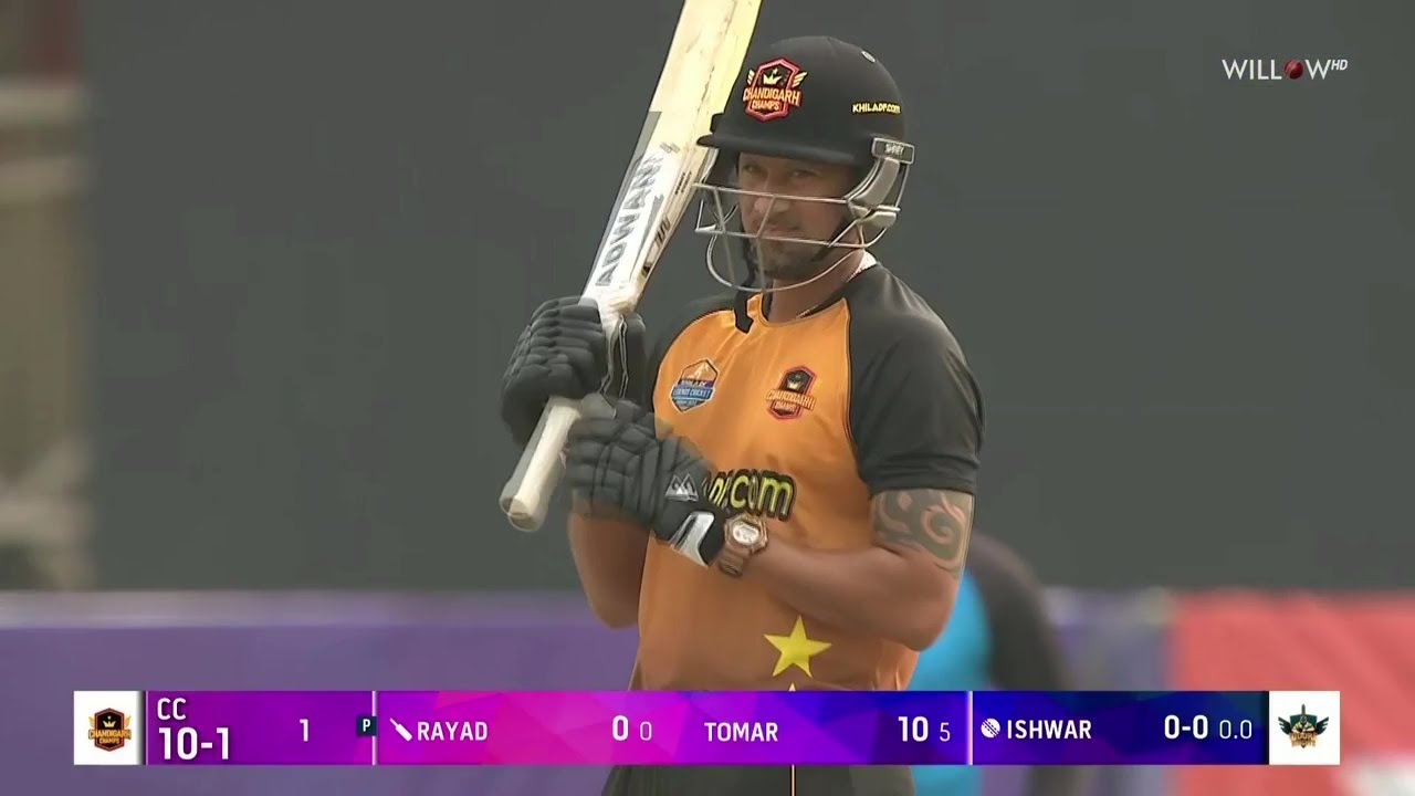 Rayad Emrit 88 runs vs Indore Knights| Semi Final 1 - Chandigarh Champs ...