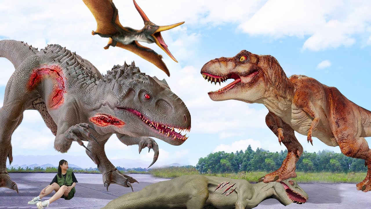 New Hollywood Dinosaur Movie (2023) | Rescue Rexy | T-rex Vs indominus ...