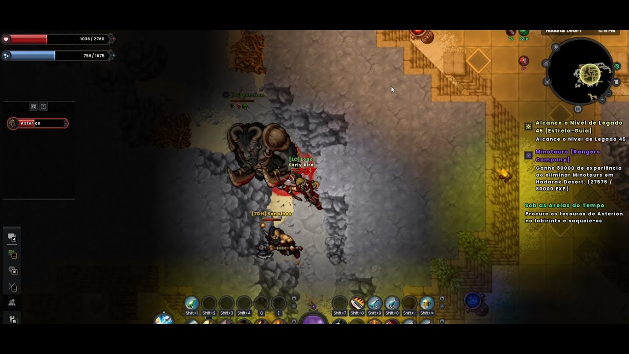 Ravendawn - Minotaurs - Hadarak Desert - Ranger's Company Hunt - Lobo ...