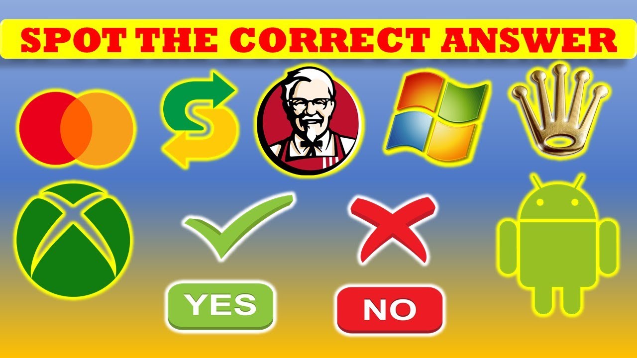 YES OR NO !!! SPOT THE CORRECT ANSWER - QUIZ TIME - TRIVIA LOGO #trivia ...