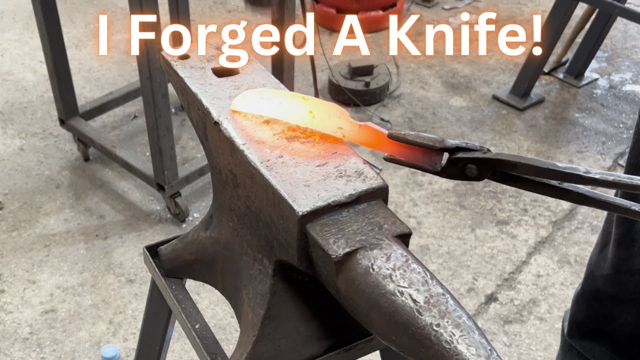 I Forged A Knife! At Oldfield Forge. - YouTube