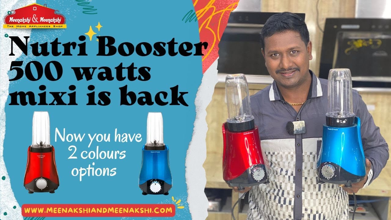 The most demanded Nutri Booster 500 watts mixi is back 👍🏻and now you ...
