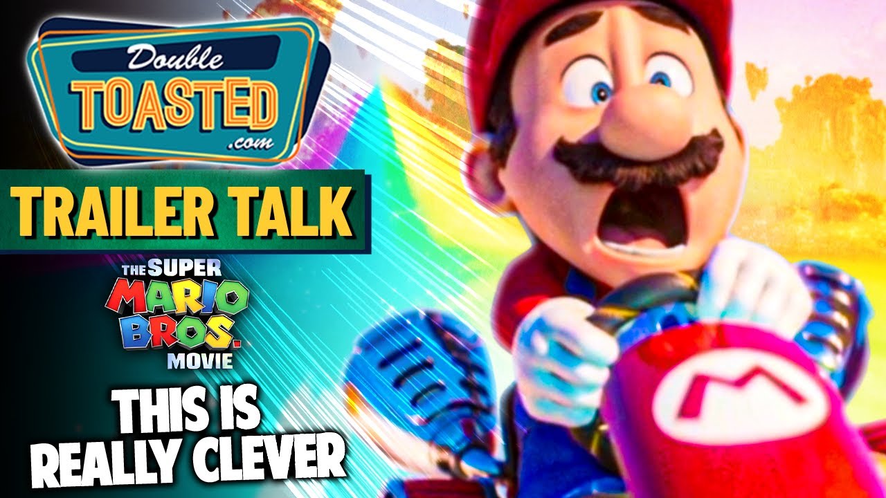 The Super Mario Bros Trailer Reaction Double Toasted Youtube