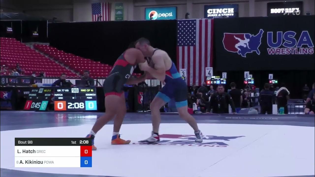 77 Kg Rnd Of 16 - Logan Hatch, Greco-Roman Development Vs Aliaksandr Kikiniou, Poway 0dcd - YouTube