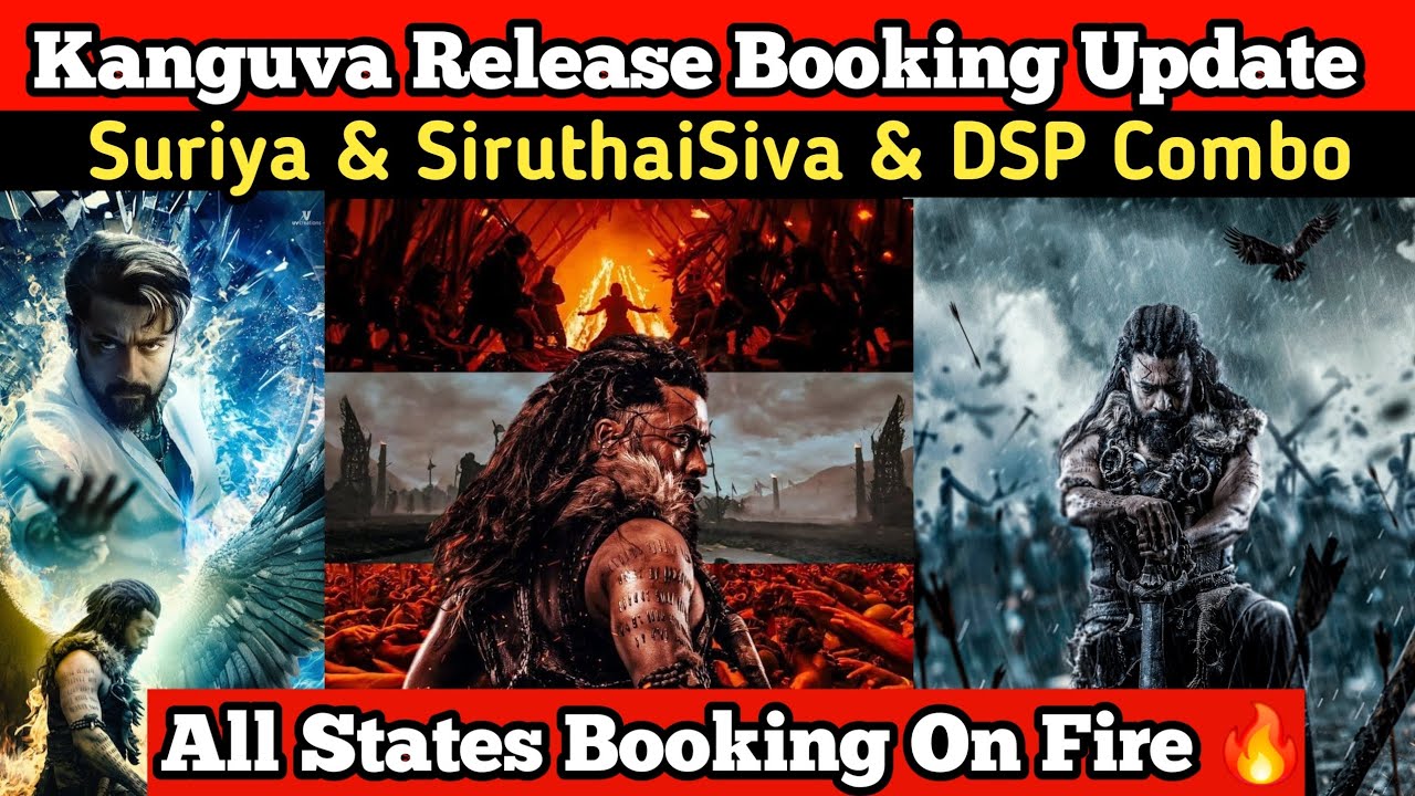 Kanguva Release Booking Update ️‍🔥Suriya & SiruthaiSiva Cooking 🔥All ...