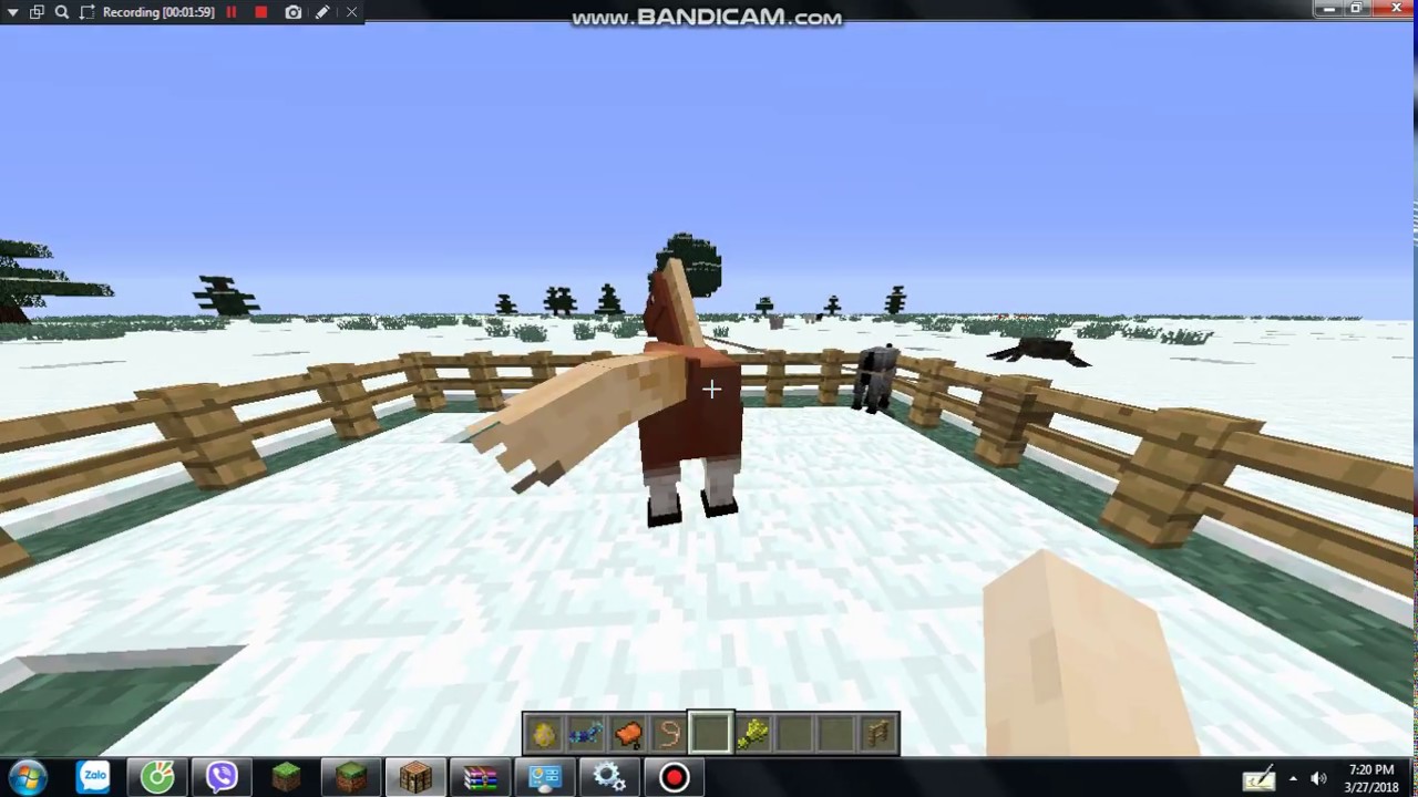 Cách cưỡi ngựa trong minecraft 1.8.4 - YouTube