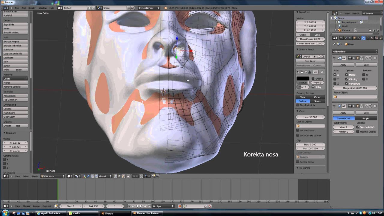 Blender 2.65. Add-on Bsurfaces. Poradnik PL. Full HD - YouTube