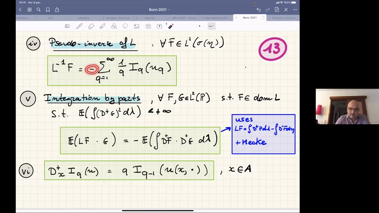 Giovanni Peccati: Some applications of variational techniques in ...