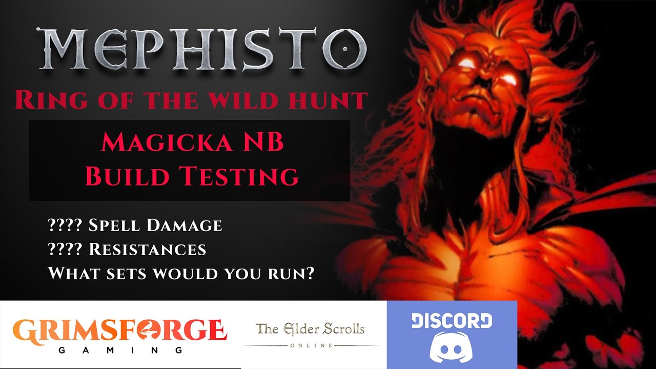 ESO Mag NB "Mephisto" Build Testing. PVP - YouTube