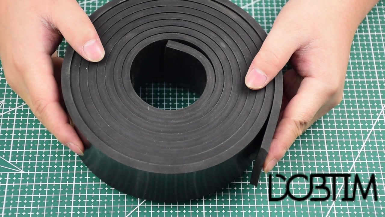 DOBTIM SOLID NEOPRENE RUBBER STRIP - YouTube