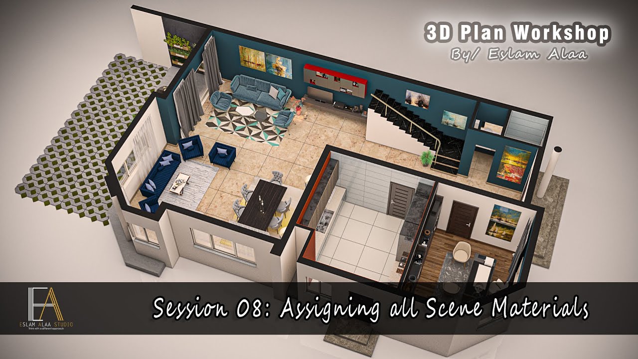 Session 08: Assigning all Scene Materials - YouTube