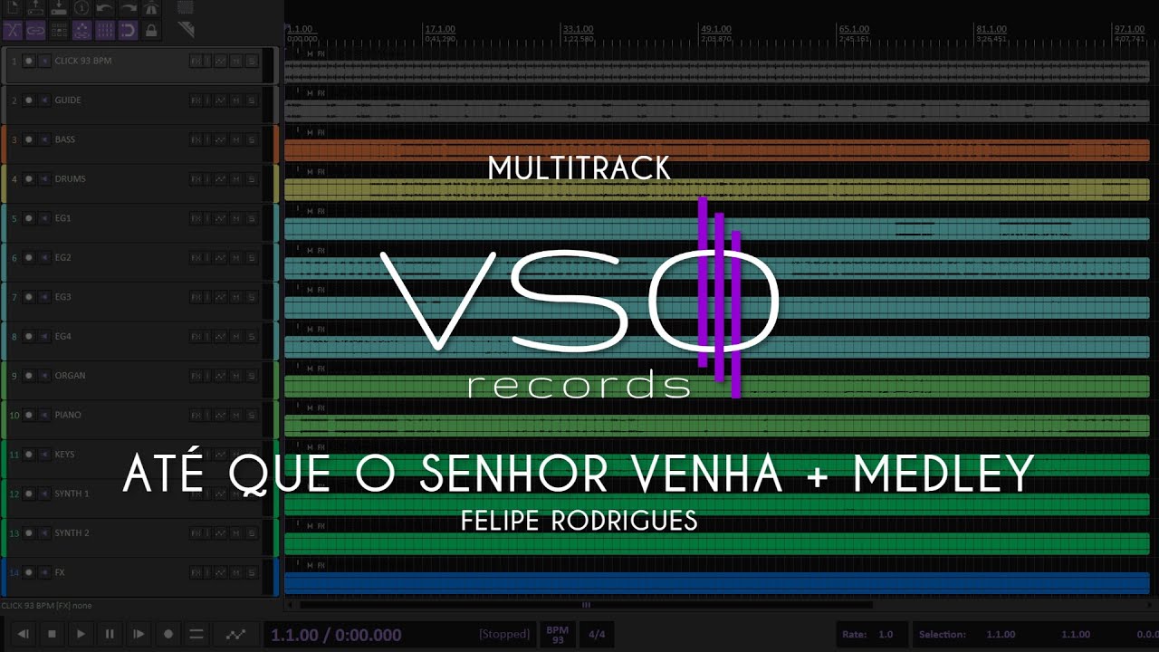MULTITRACK - Felipe Rodrigues - Até Que o Senhor Venha + Medley - YouTube