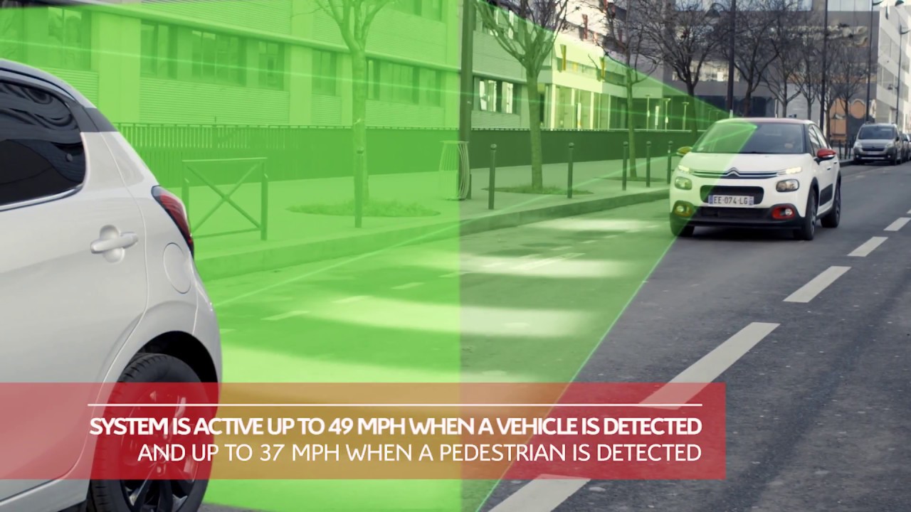 C3: Active Safety Brake - YouTube