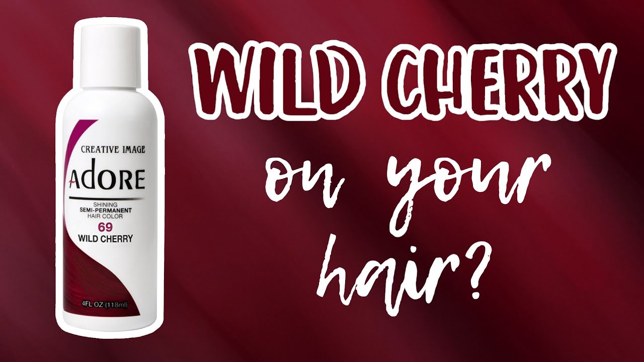 Adore WILD CHERRY | Hair Swatches - YouTube