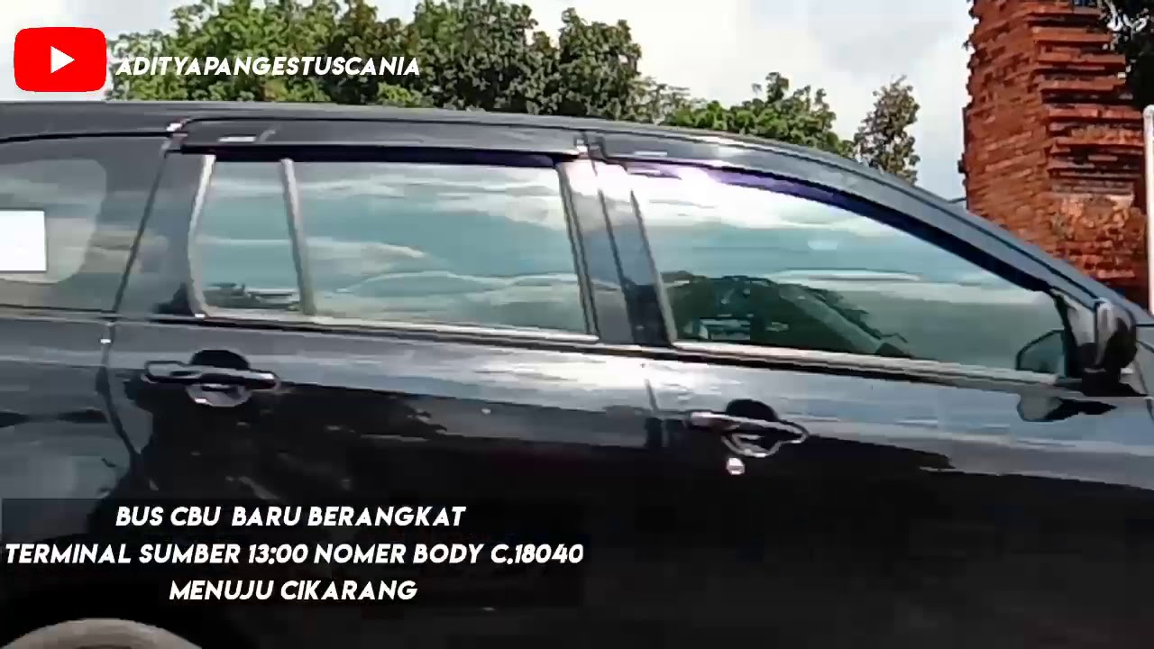 Pemberangkatan bus CBU Terminal Sumber - YouTube