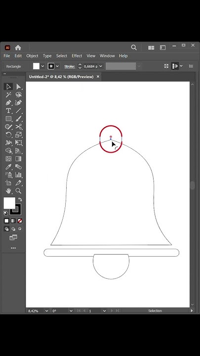 Quick Tutorial | How To Draw Bell Icon In Adobe Illustrator - YouTube