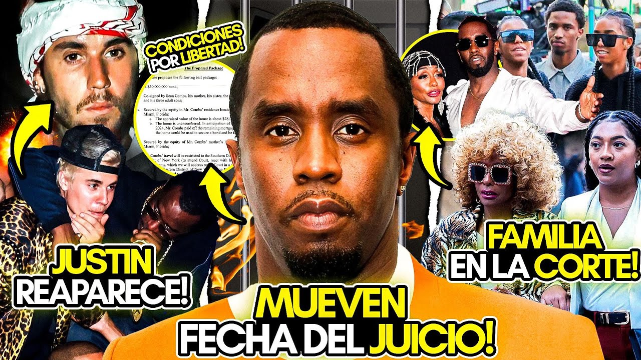 DIDDY FURIOSO! MUEVEN su JUICIO para EL 2025! JUSTIN BIEBER es CAPTADO ...