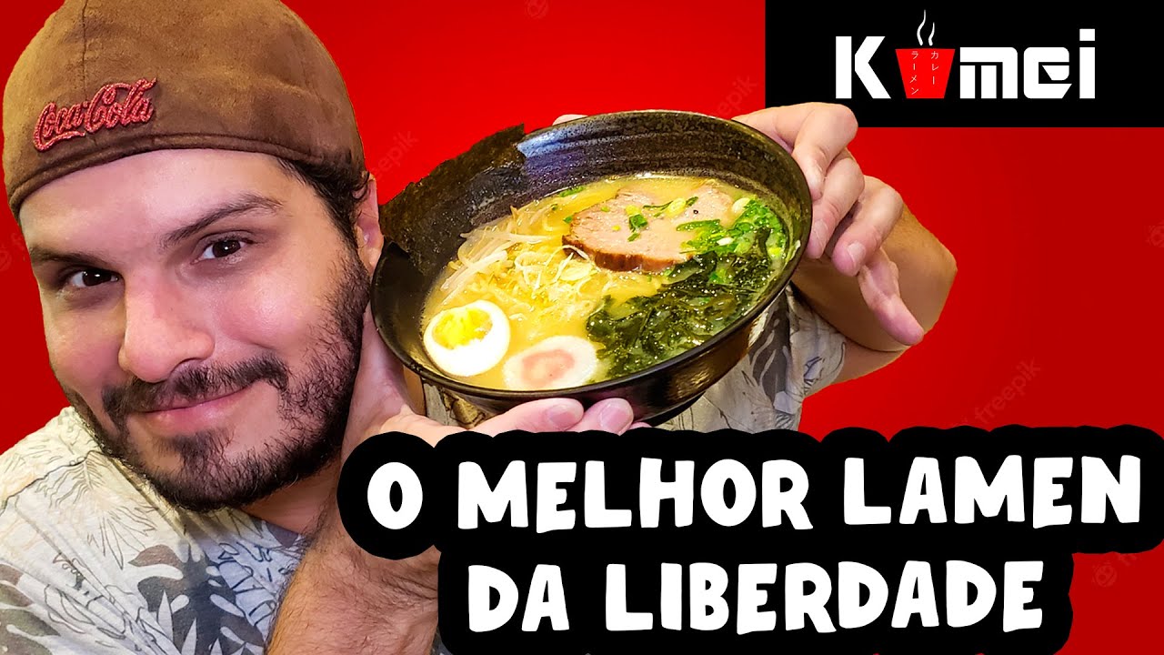 PROVANDO TODOS os LAMENS do KOMEI - O MELHOR LAMEN da LIBERDADE - YouTube