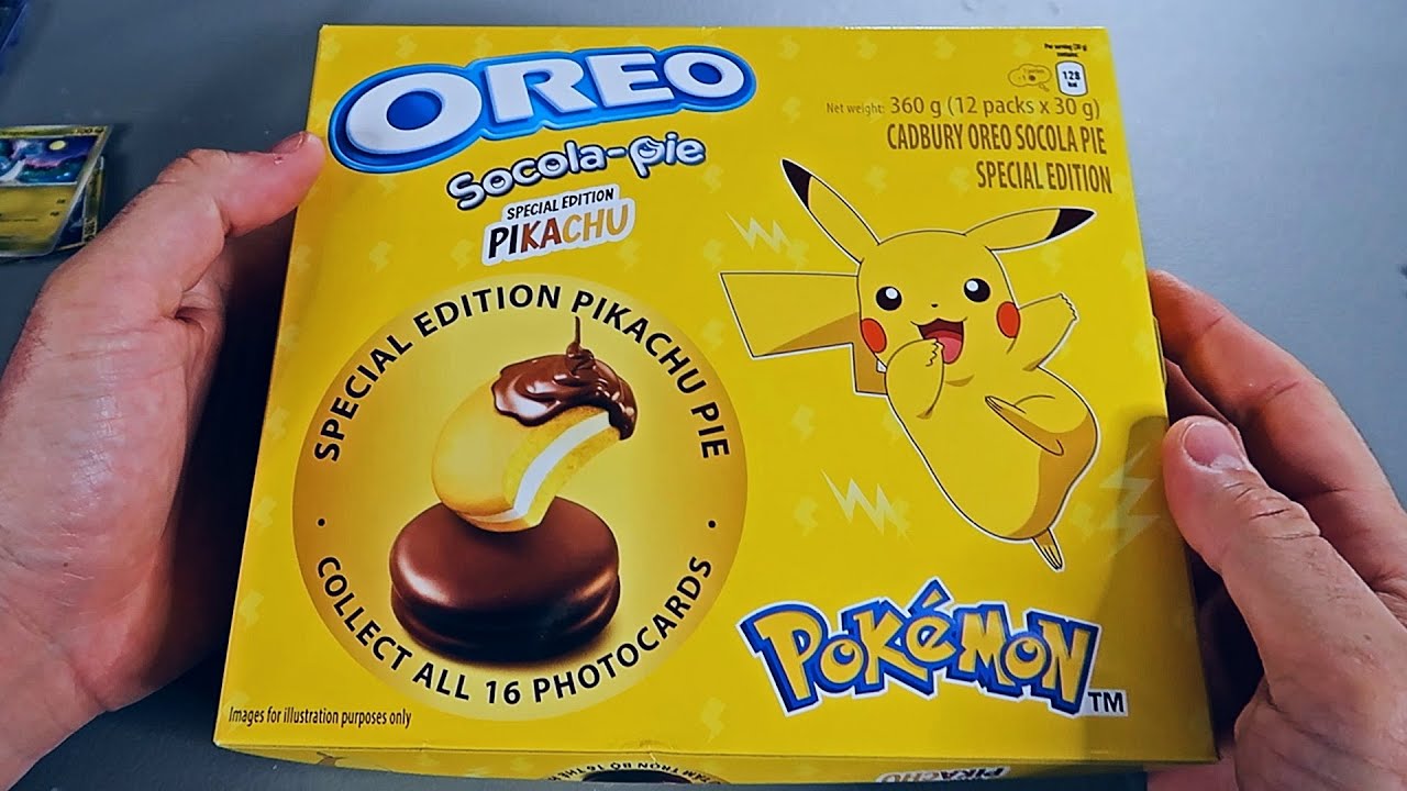 Limited Edition Pokémon Cards in Oreos - YouTube