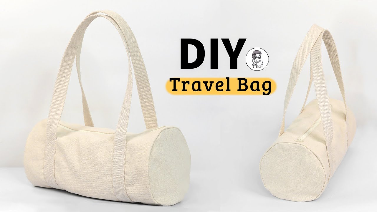 A Unique Way to Sew a Duffel Bag - DIY Tutorial - YouTube