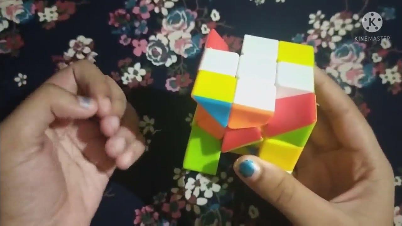 How To Solve First Layer of Twisted Rubik's Cube 🔥| Twisted Cube ka 1st ...