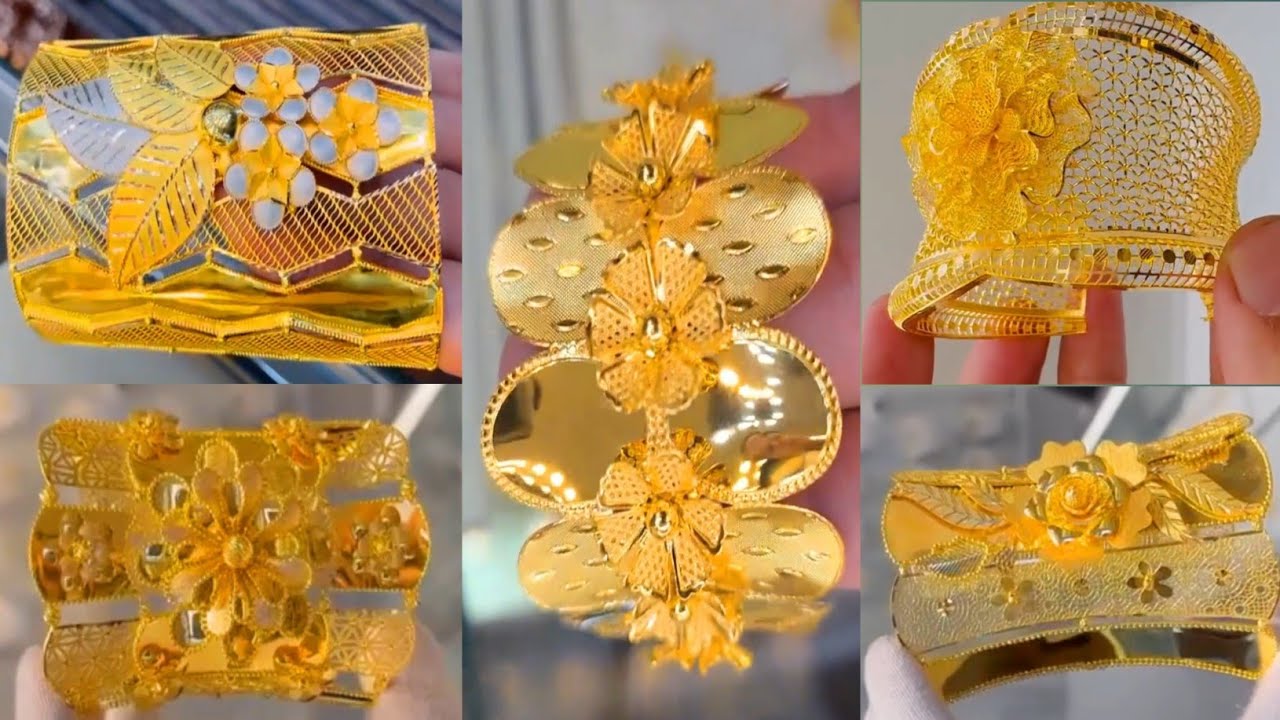 Latest Gold Bangles Design || 21K Gold Bangles Designs || Stylish ...