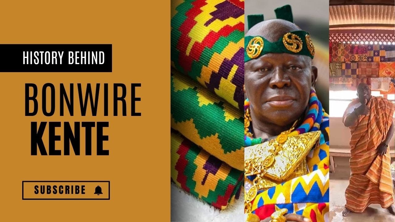 BONWIRE KENTE WEAVING CENTRE - YouTube