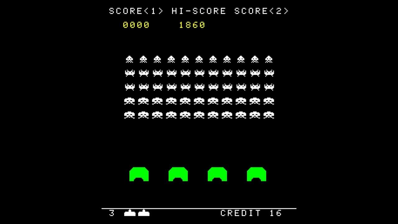 ARCADE MACHINES SPACE INVADERS In www pcjs org - YouTube