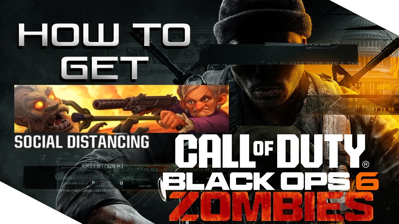 Social Distancing Challenge Card : How TO: COD6 Zombies - YouTube
