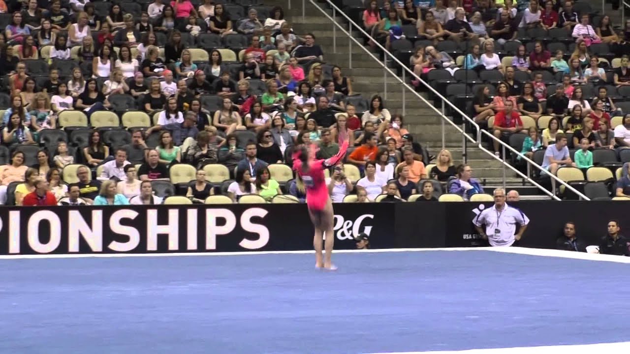 Delanie Harkness – Floor – 2014 P&G Championships – Jr. Women Day 2 ...