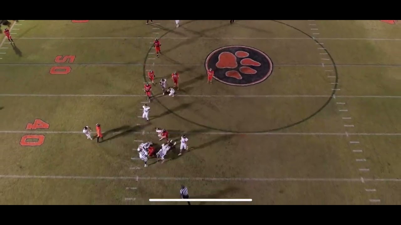 Cooper Jones Freshman Year Varsity highlights ATH LB Middle tennessee ...