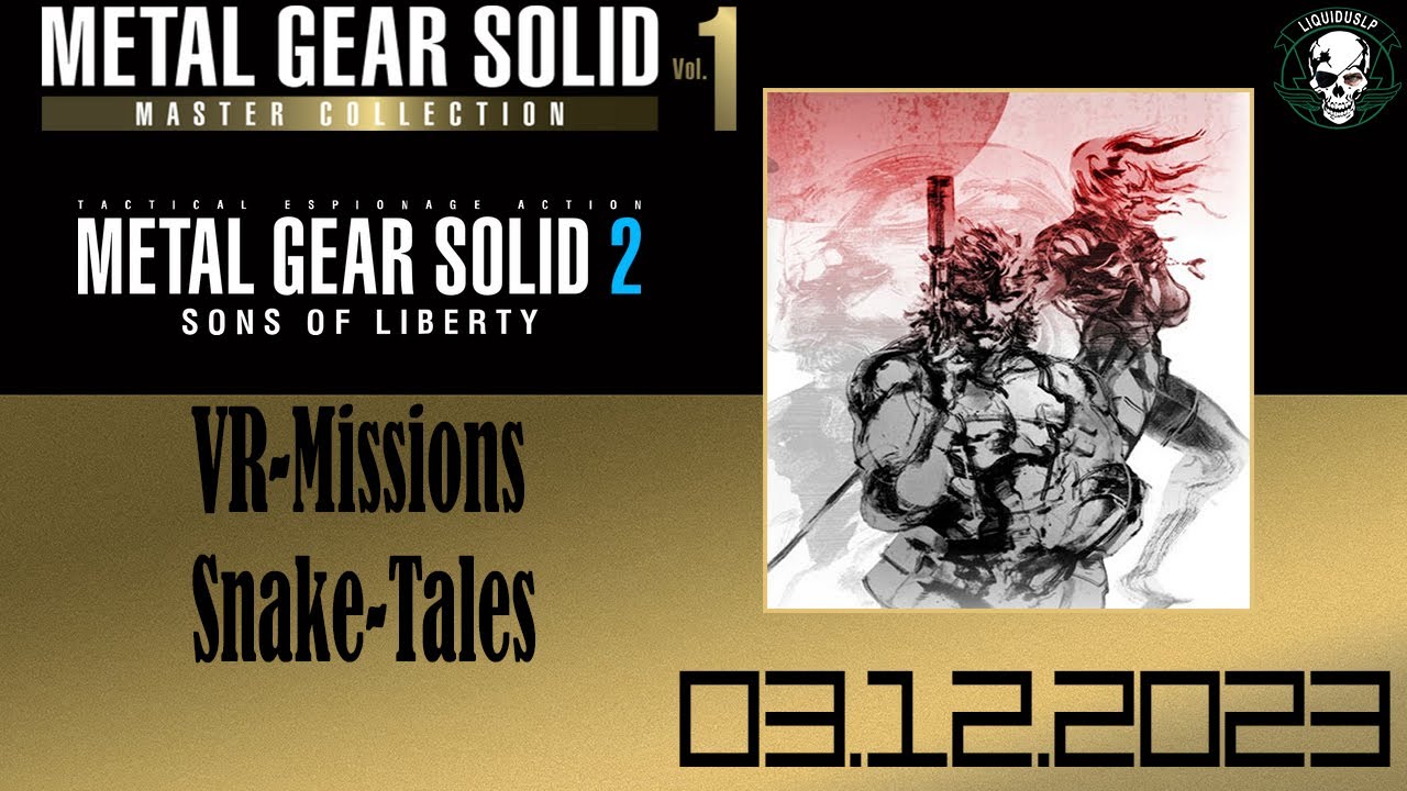 MGS Master Collection: Metal Gear Solid 2 Trophy-Hunt (Boss Rush, VR ...