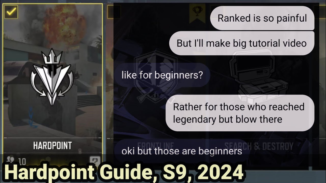 Guide To Ranked Hardpoint, Cod Mobile - YouTube