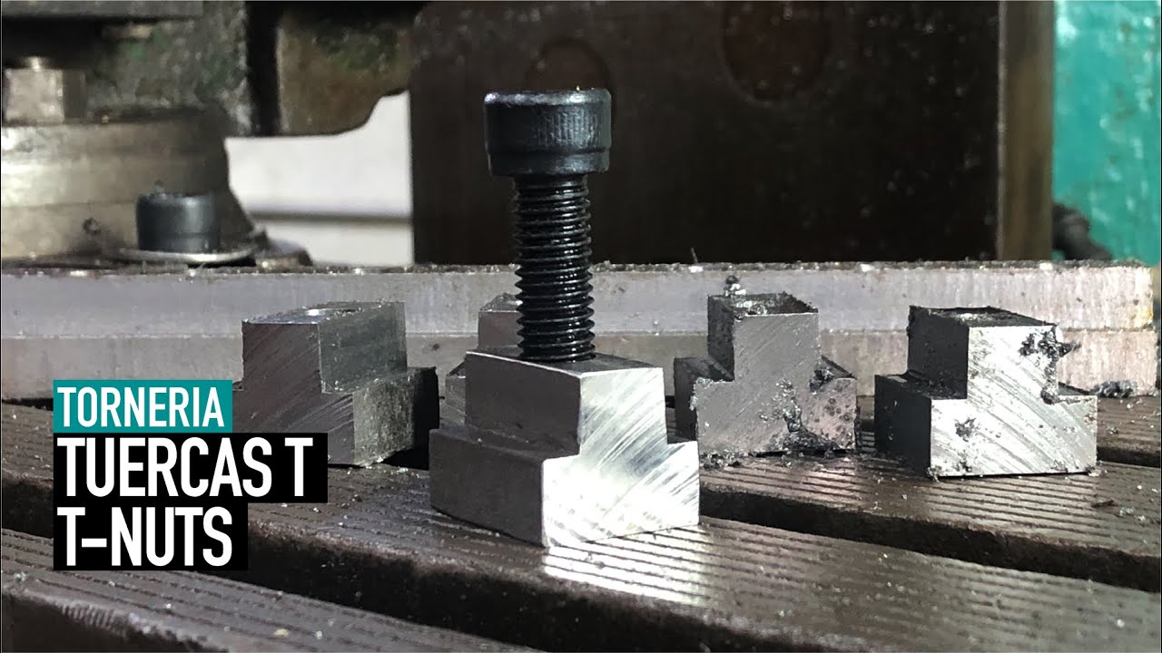 Hago una Tuerca T o T-nut con la fresadora | CUSTOMS - YouTube