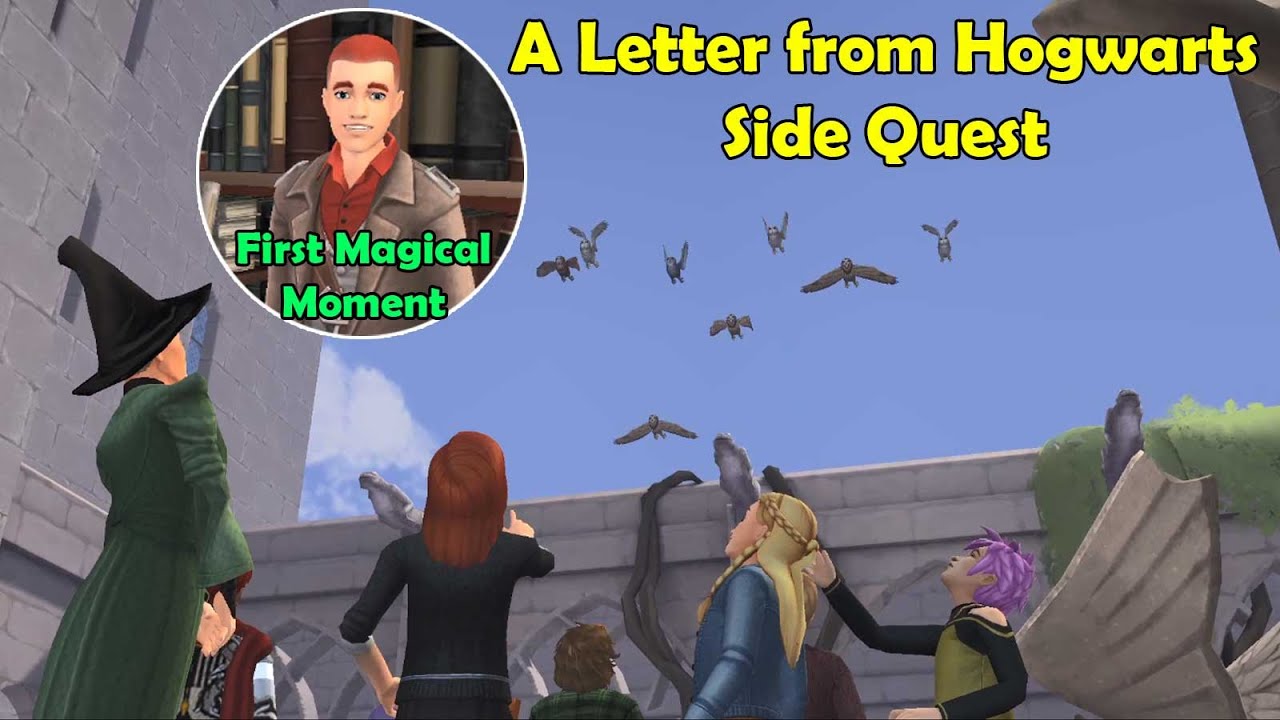 A Letter from Hogwarts Side Quest Harry Potter Hogwarts Mystery - YouTube