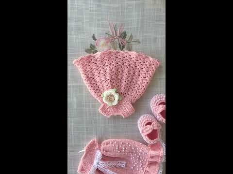 Amigurumi bebeklere uygun Tığ işi elbise video 1/2