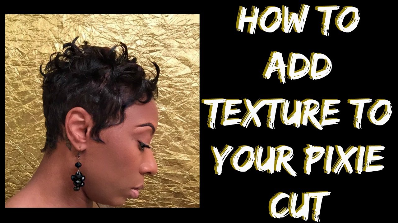 How To Style A Textured Pixie - YouTube
