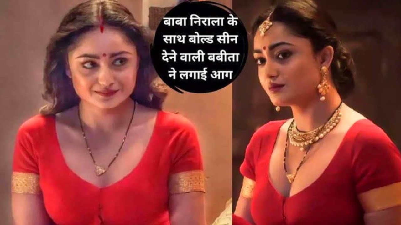 Aashram Fame Babita: Tridha choudhury giving bold scene with Baba ...