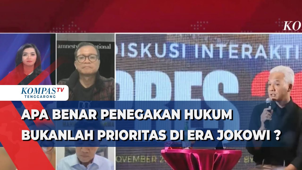 Era Jokowi Diberi Rapor Merah Oleh Ganjar Karena Hukum And Ham Tidak