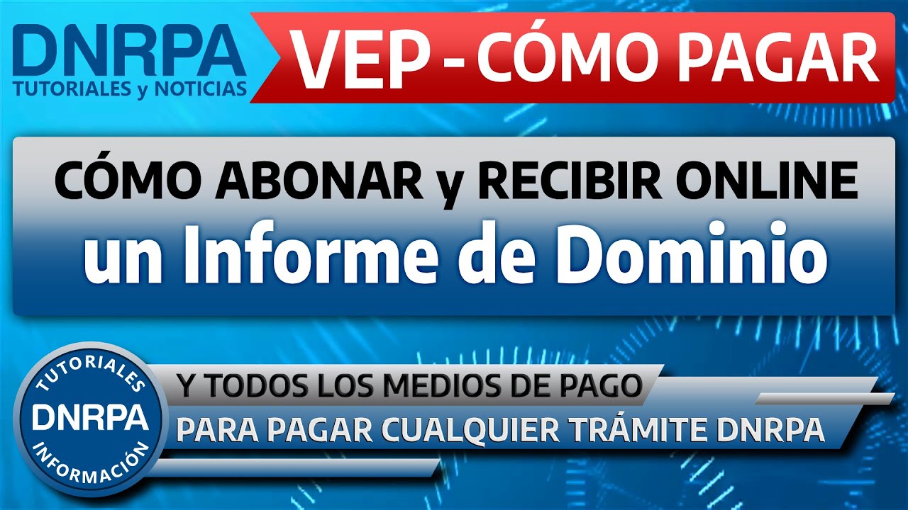 🔴 DNRPA VEP Cómo Pagar | Generar VEP para DNRPA 2024 - YouTube