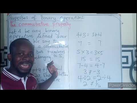 Properties of Binary Operations | Commutative Property - YouTube