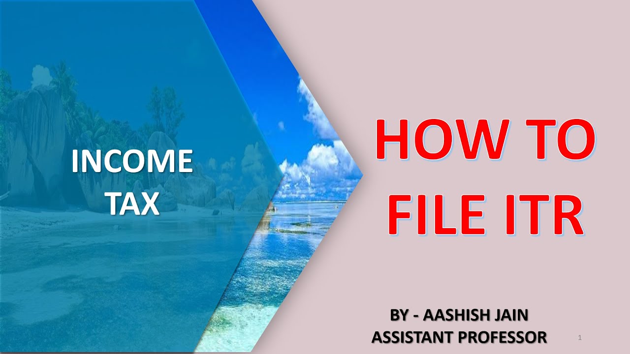 ITR Filling (Illustration-2) - YouTube