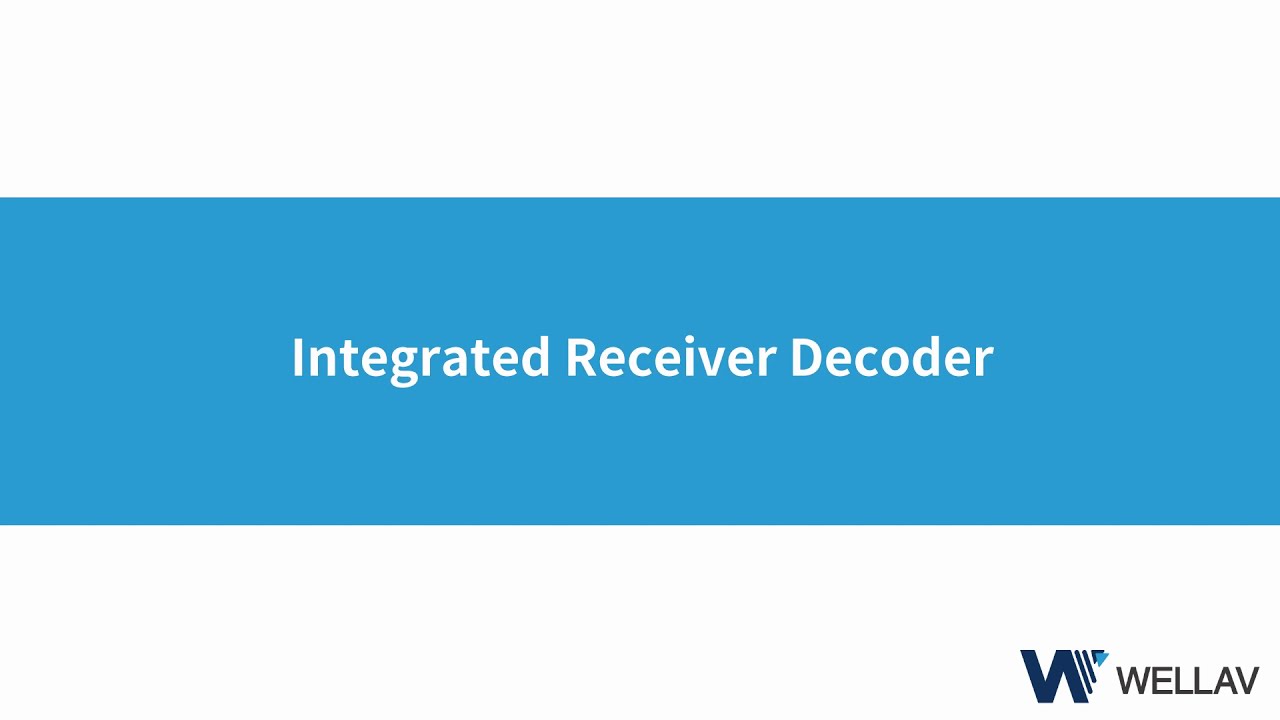Wellav Integrated Receiver Decoder - YouTube