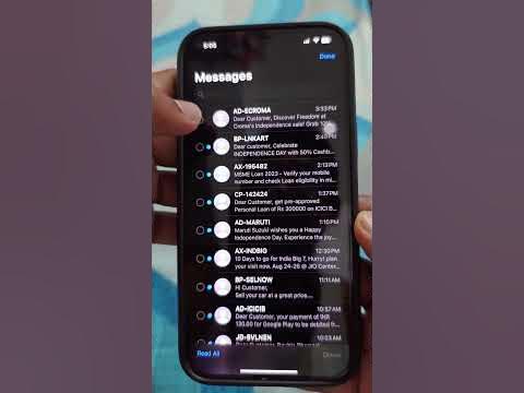 How To Delete All Text Messages On iPhones At Once! 2023 - YouTube