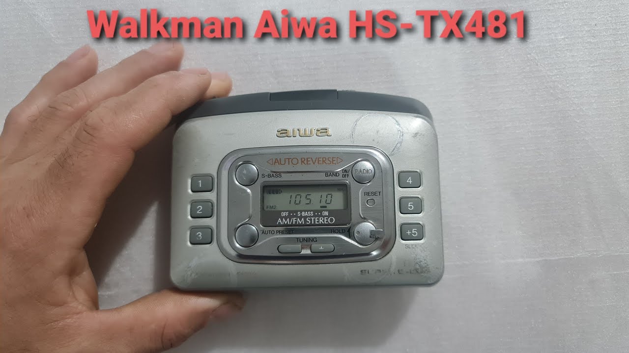Walkman Aiwa HS-TX481 Nostálgico - YouTube