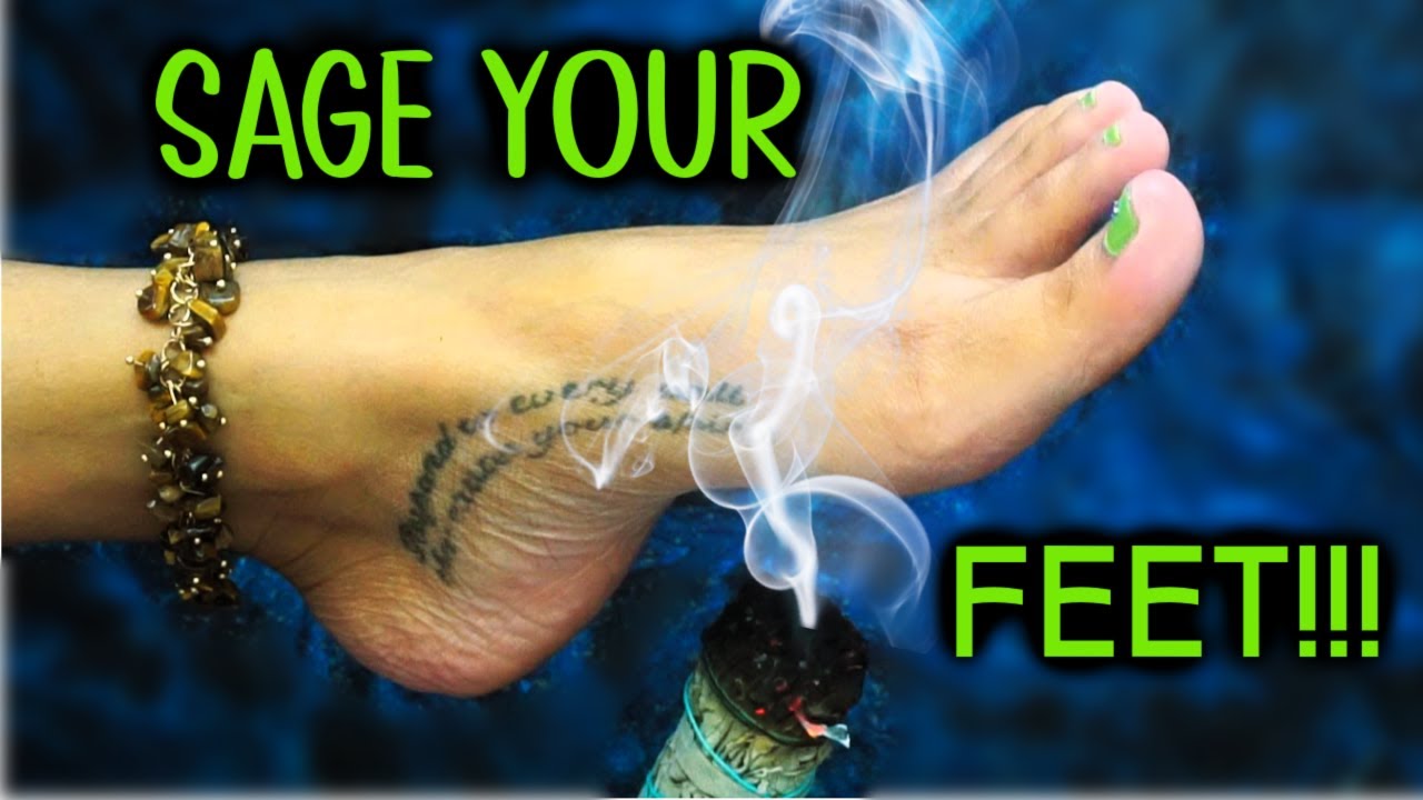 🧿🌿 SAGE YOUR FEET TO CLEANSE OLD ENERGY, PROTECTION AND TO WALK INTO ...