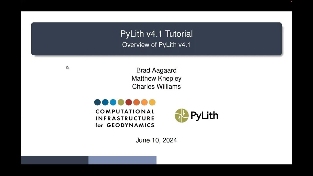 Overview of PyLith v4.1 - YouTube
